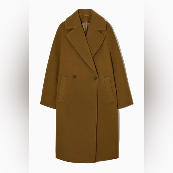 COS | Jackets & Coats | Cos Oversized Doublebreasted Wool Coat | Poshmark